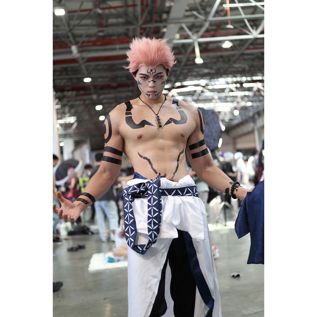 Jujutsu Kaisen Cosplay Ryomen Sukuna Cosplay Costume Unisex Etsy