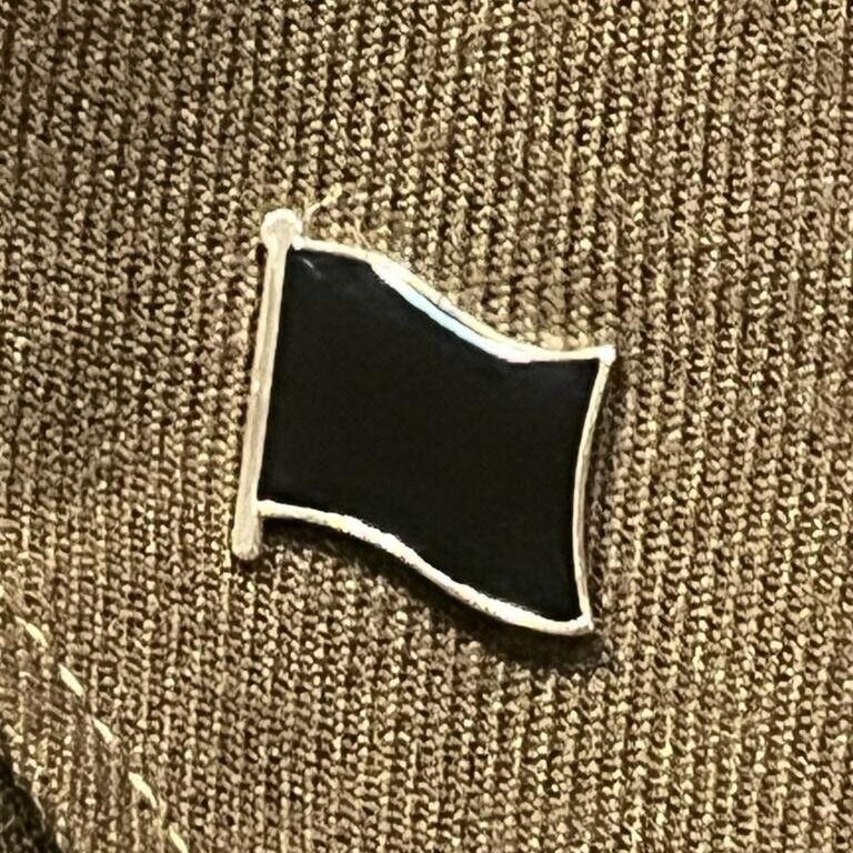 Anarchist Flag Pin Black Flag Pin Anarchy Pin Anarchism Socialism Black ...