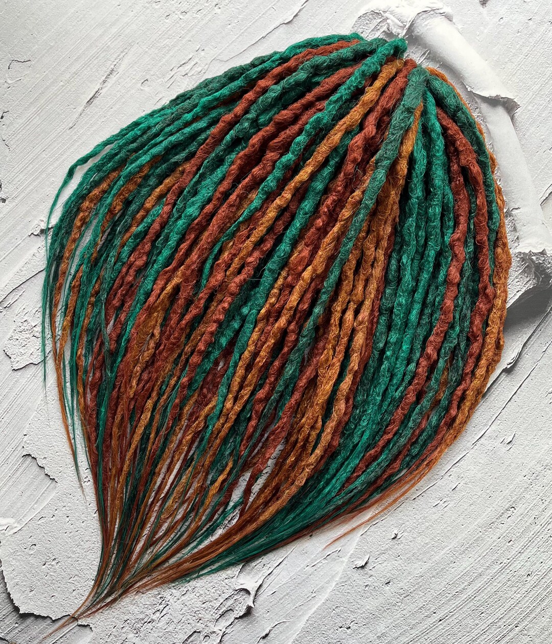 Synthetic Dreads, Crochet Dreadlock Extensions, DE or SE Locks, Ginger ...