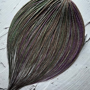 Micro Dreadlock Extensions Synthetic Soft Dreads Brown Green Purple ...