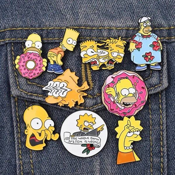 Simpsons Pins - Etsy