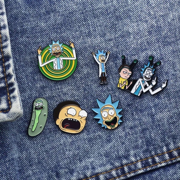 Rick and Morty Pin - Etsy