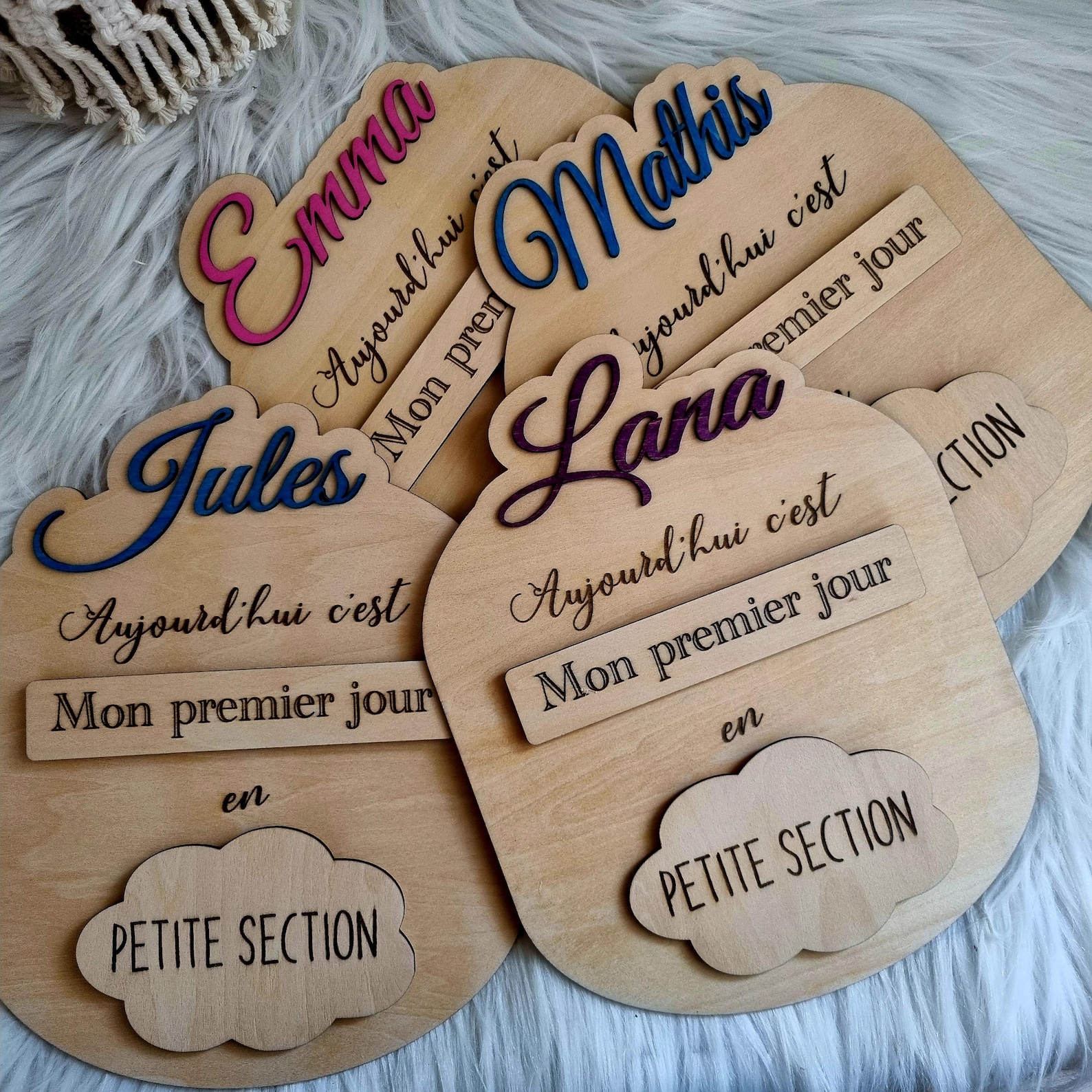 Pancarte - Panneau - Carte rentrée scolaire / mon premier jour / mon ...