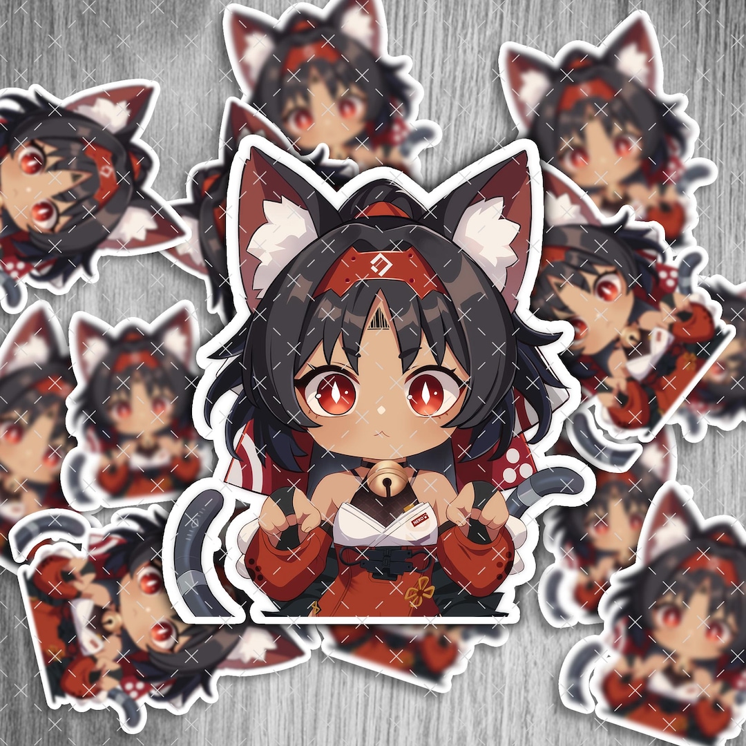 Nekomiya Mana Sticker Zenless Zone Zero 6 Cm UV Resistant, Waterproof 2 ...