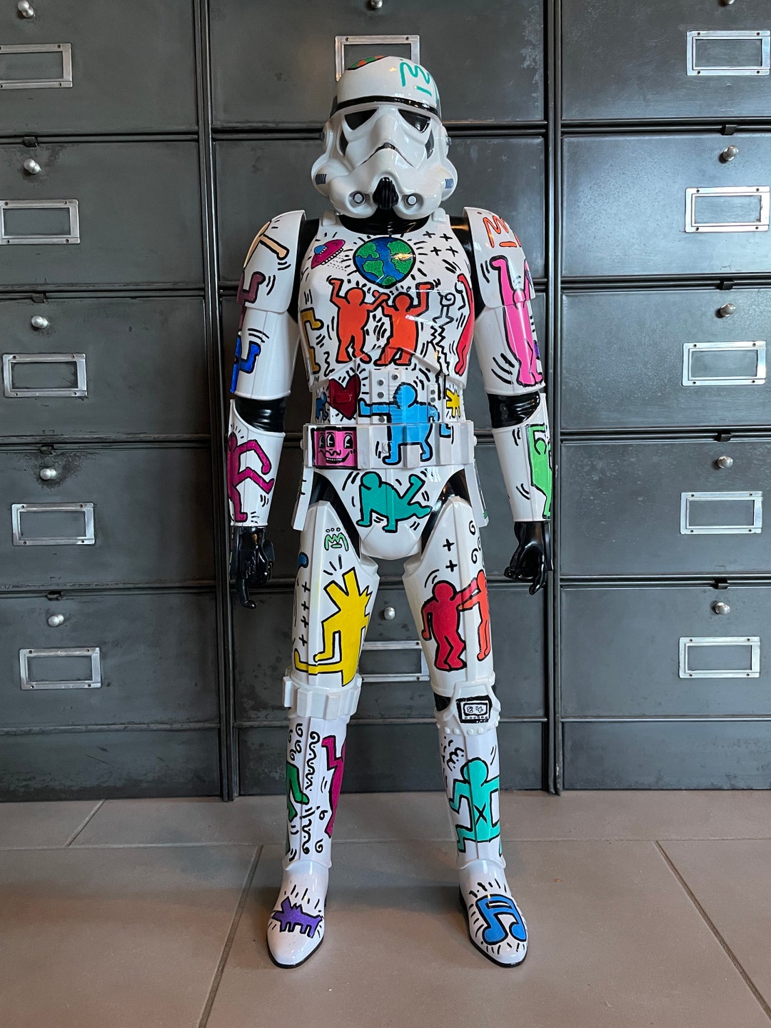Stormtrooper Pop Art Keith Haring - Etsy