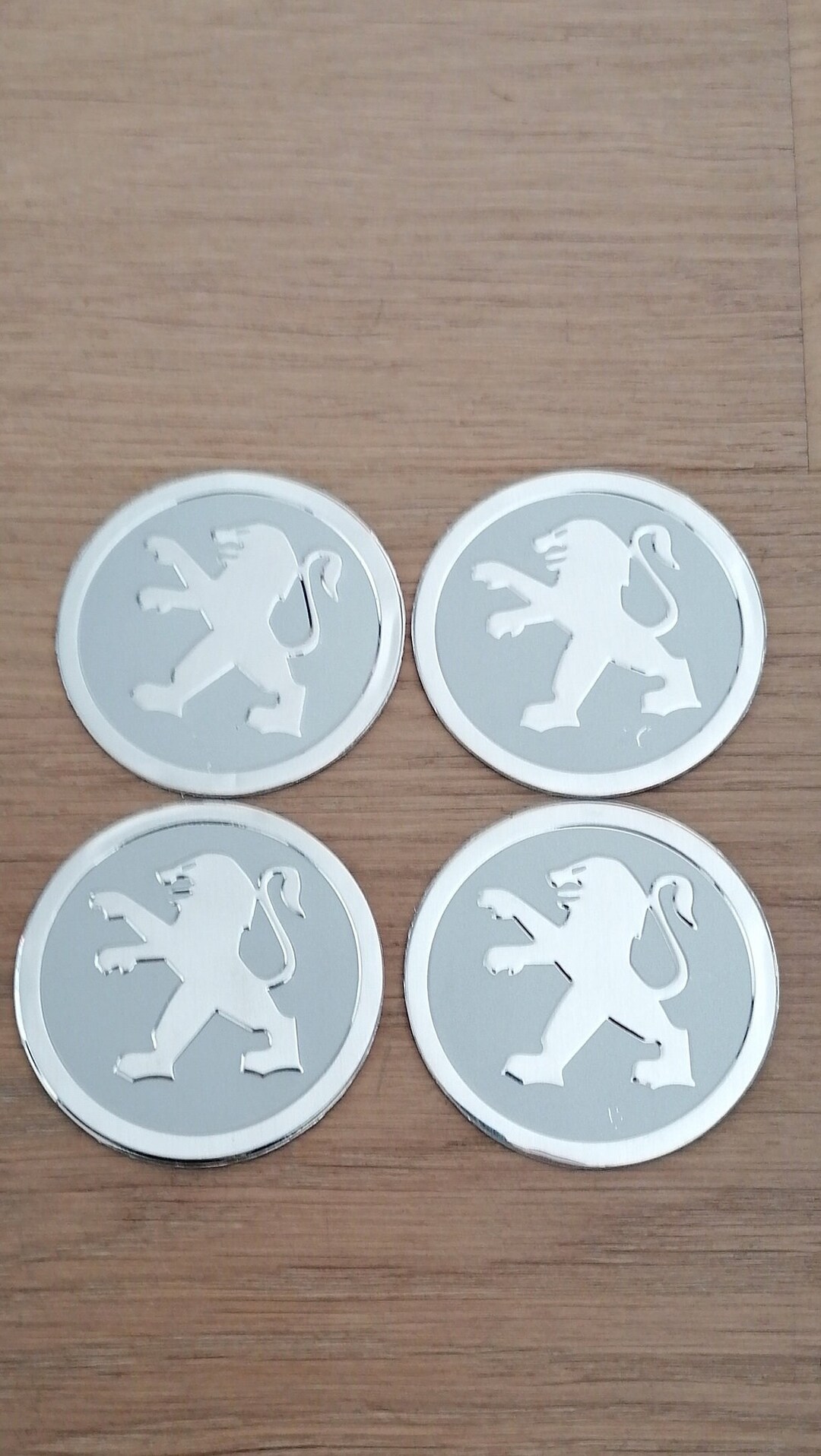 4 D60mm Hub Cap Stickers Wheel Cap Peugeot Logo - Etsy