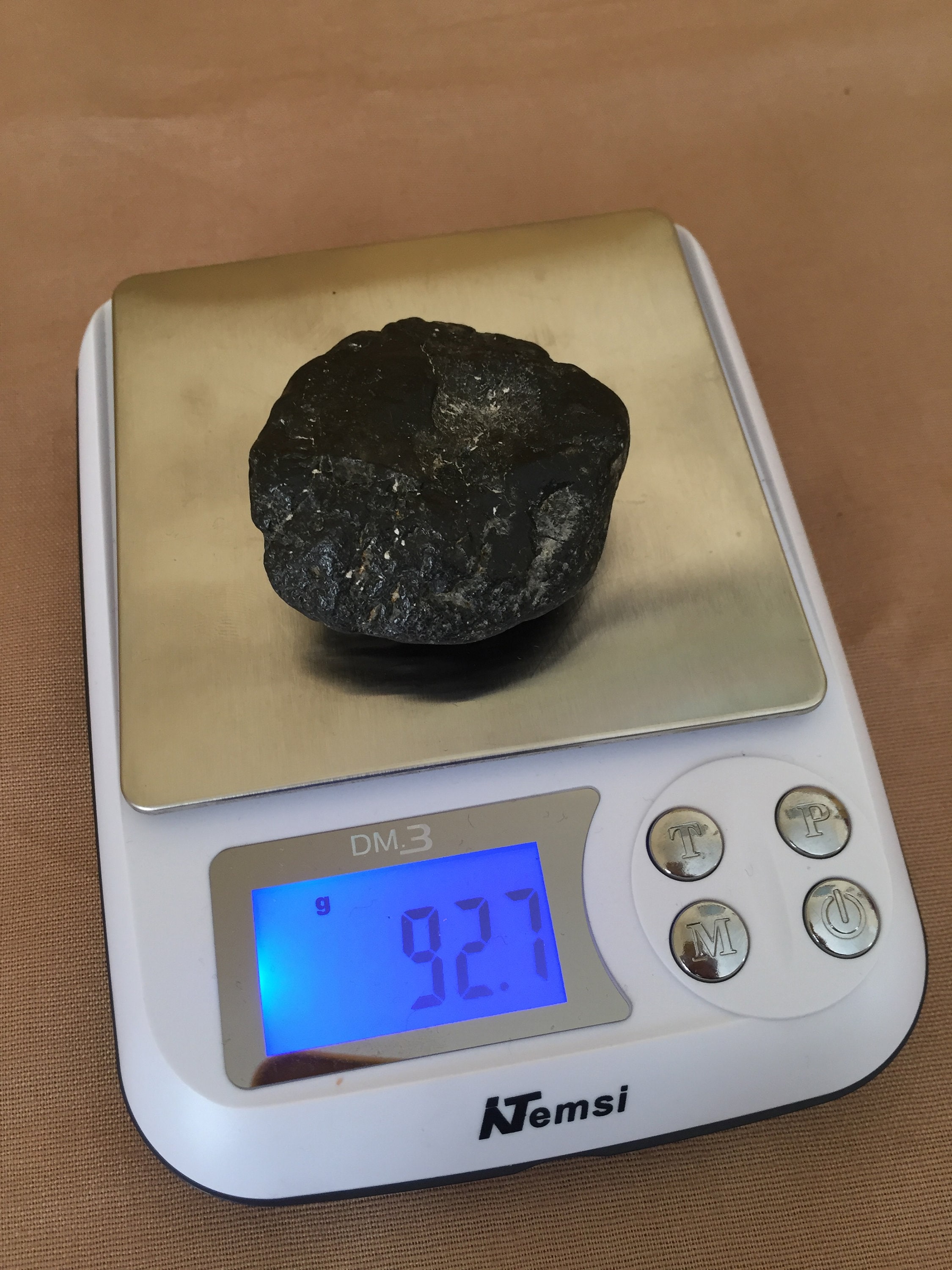Raw Meteorite Stone 463.5 Ct, Authentic Iron Meteorite Rough for Cosmic ...