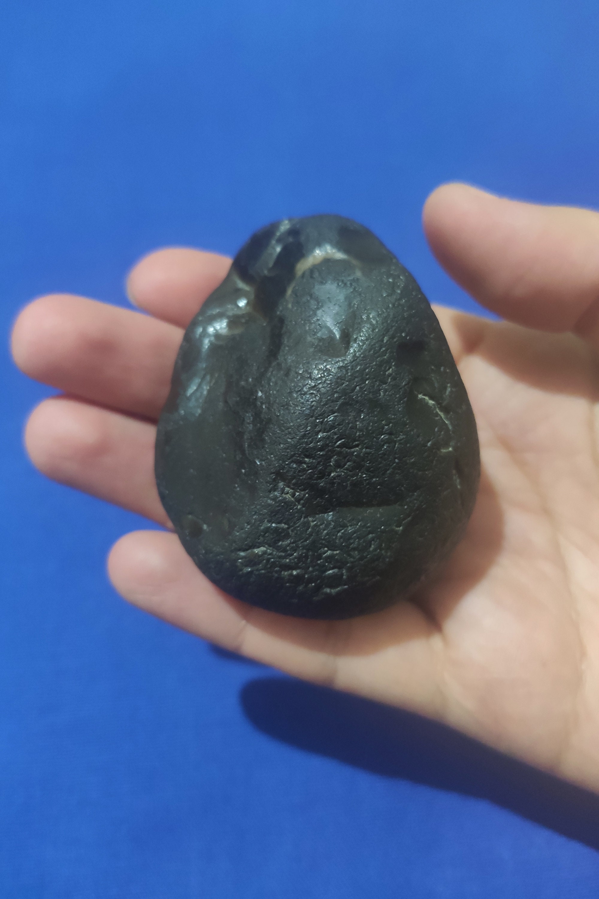 CARBONADO BLACK DIAMOND 729.5 Ct Raw Black Diamond Ring, Unique Rustic ...