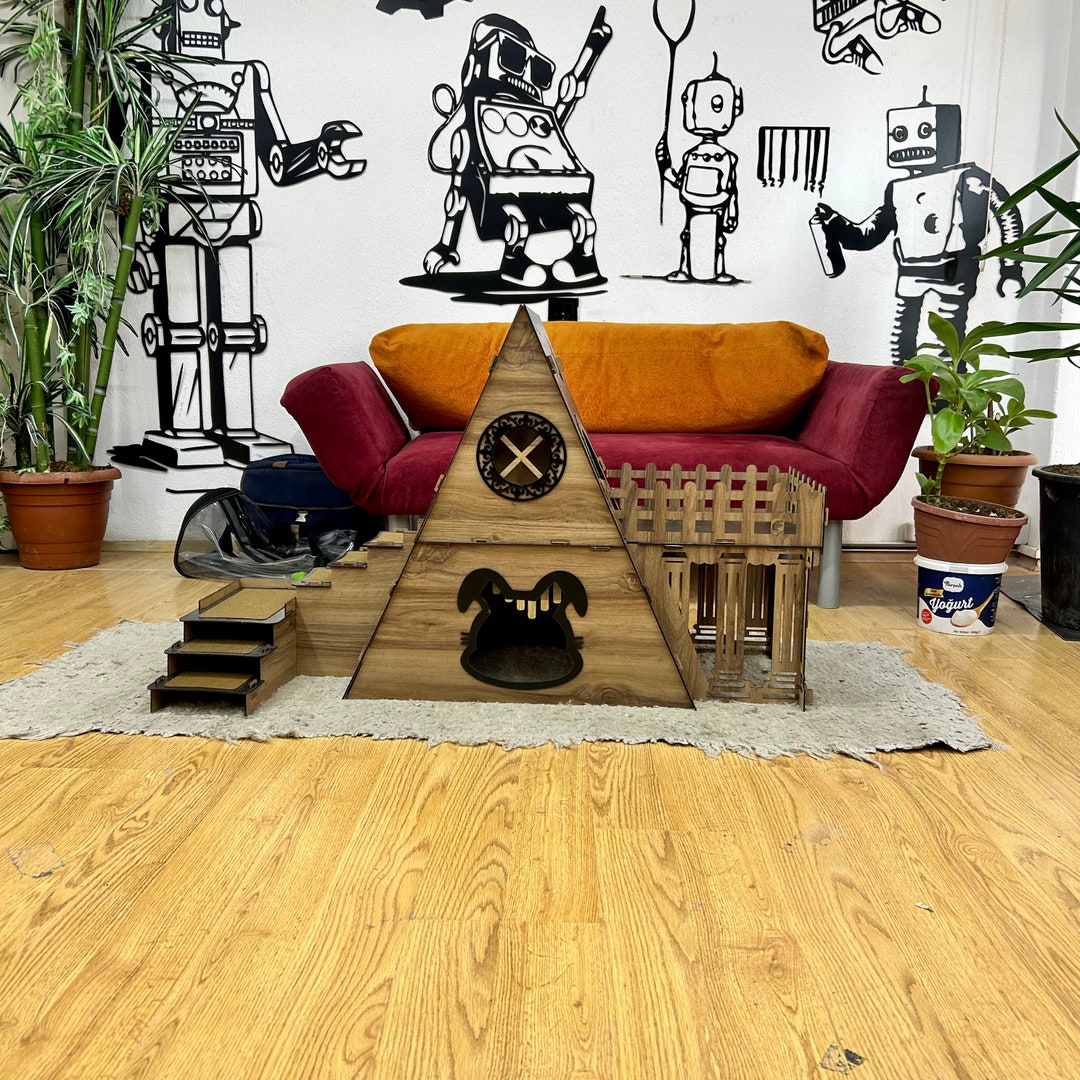 Bungalow Rabbit House Whit Teras, Premium Rabbit Homes Approved, Unique ...