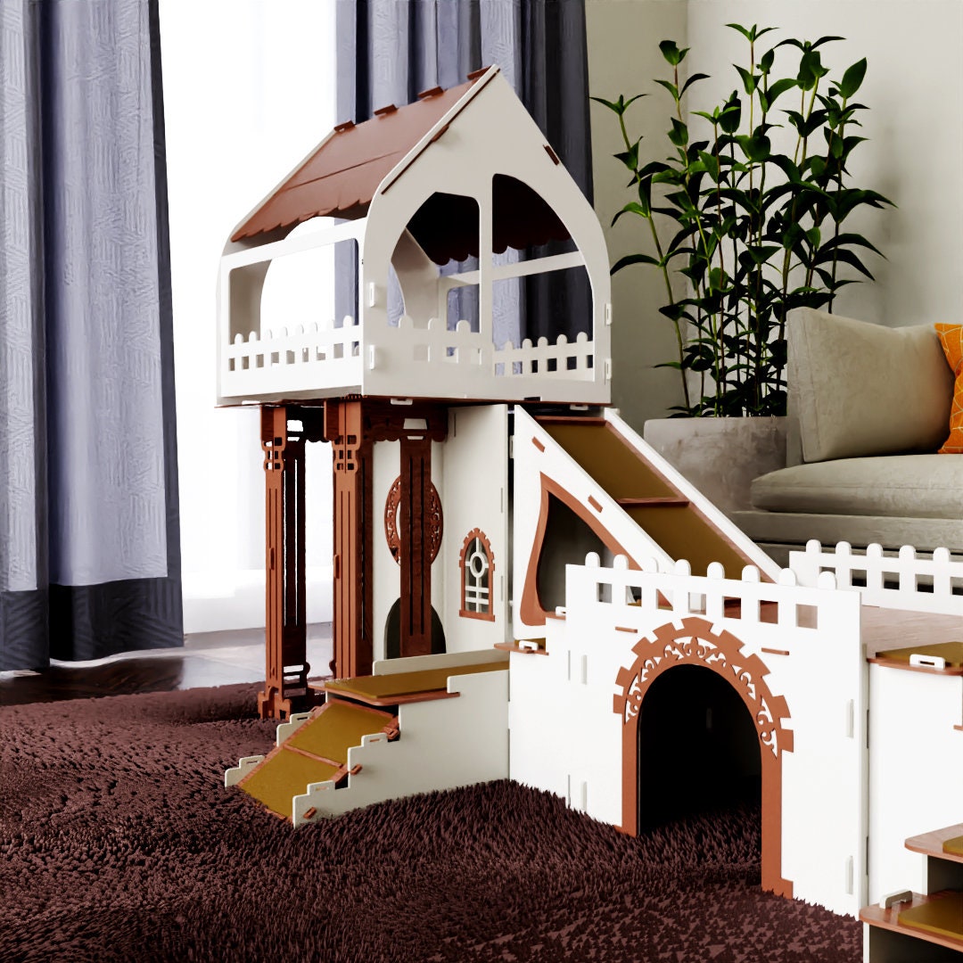 ROOFED CITY Rabbit House Large Rabbits House Rabbit House - Etsy