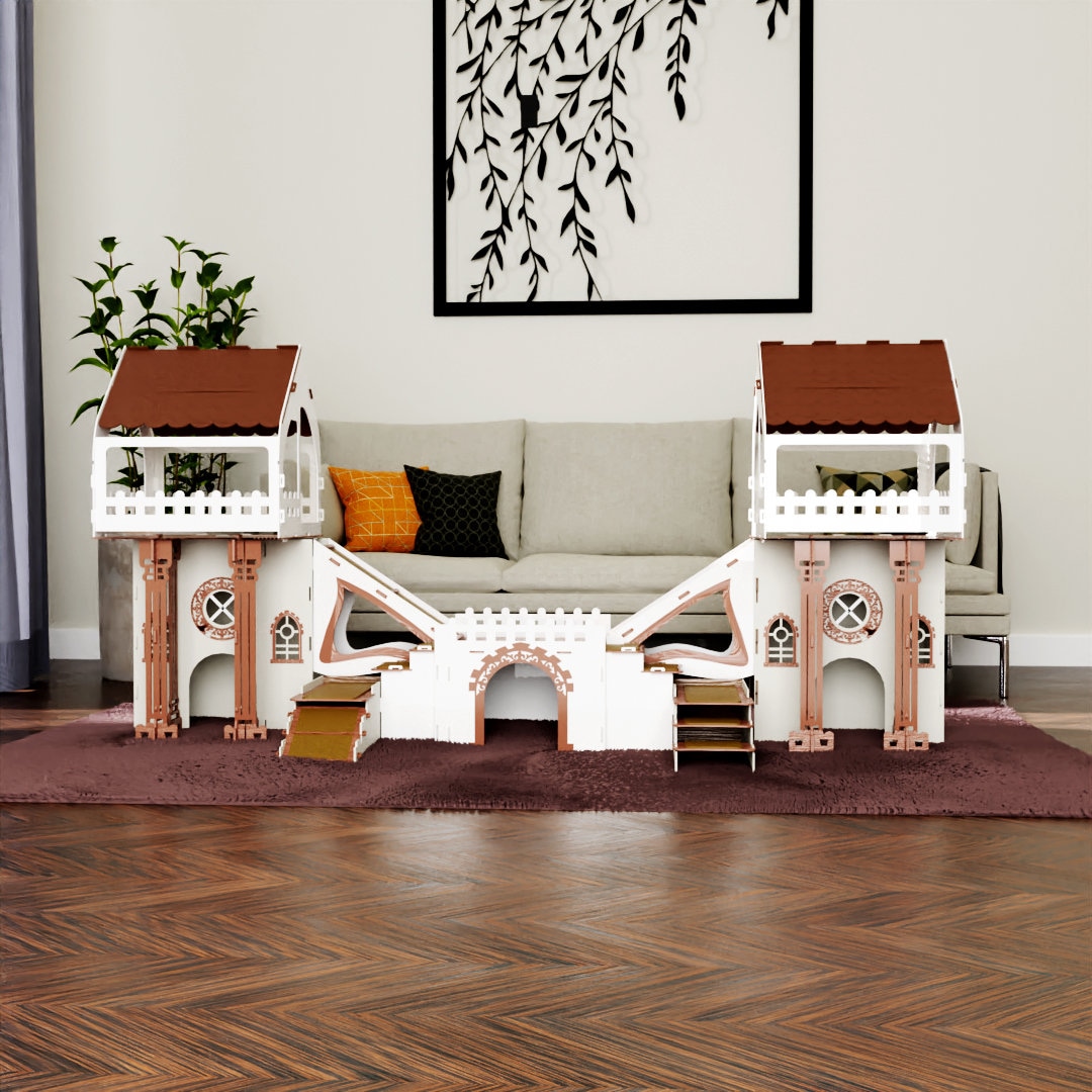 ROOFED CITY Rabbit House Large Rabbits House Rabbit House - Etsy