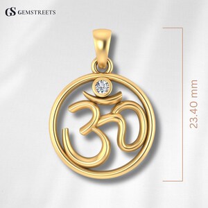 Om Pendant, 925 Pure Silver Om Pendant, Aum Chain Pendant, Gifts for ...
