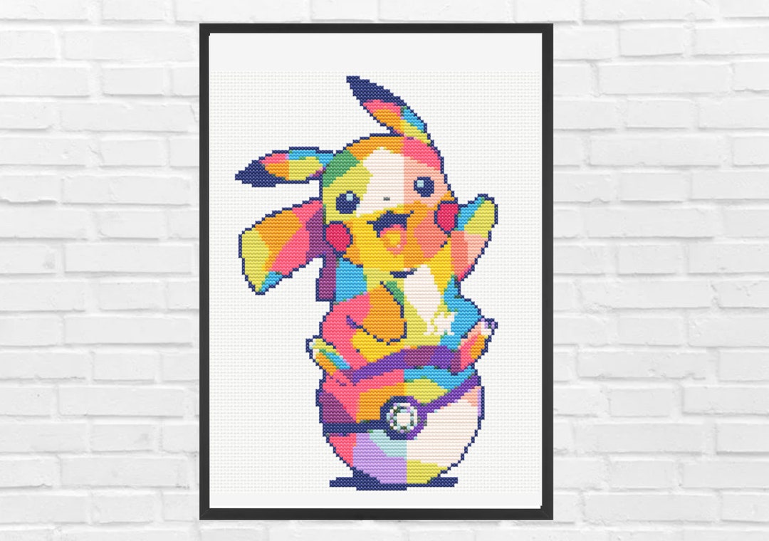 Pikachu Cross Stitch Pattern - Etsy