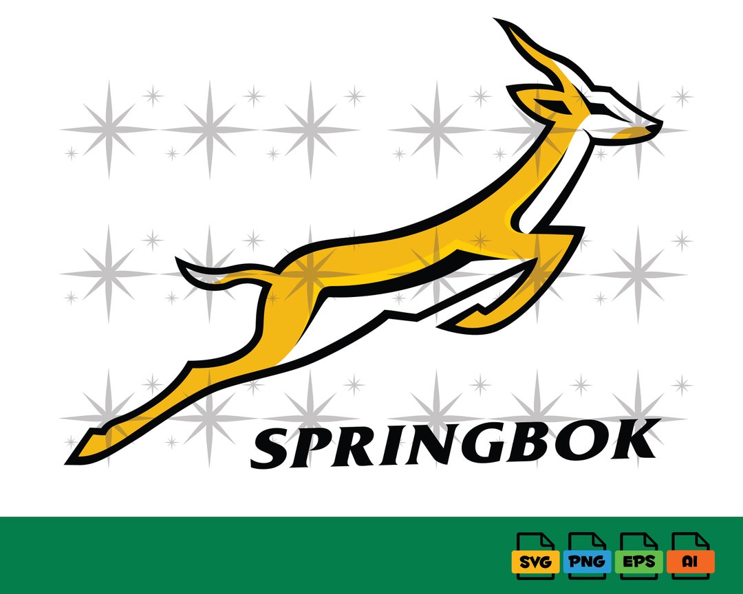 SPRINGBOKS Logo SVG 300 Dpi Png Formats Ready to Use for - Etsy