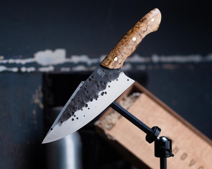 Handmade Chef Knife, Custom Kitchen Knife, Hand Forged Chefs Knife, - Etsy