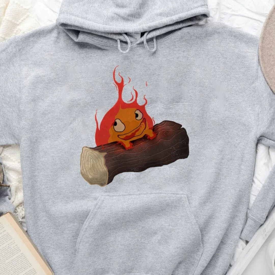 Calcifer Shirt Howl's Moving Castle Classic T-shirt - Etsy