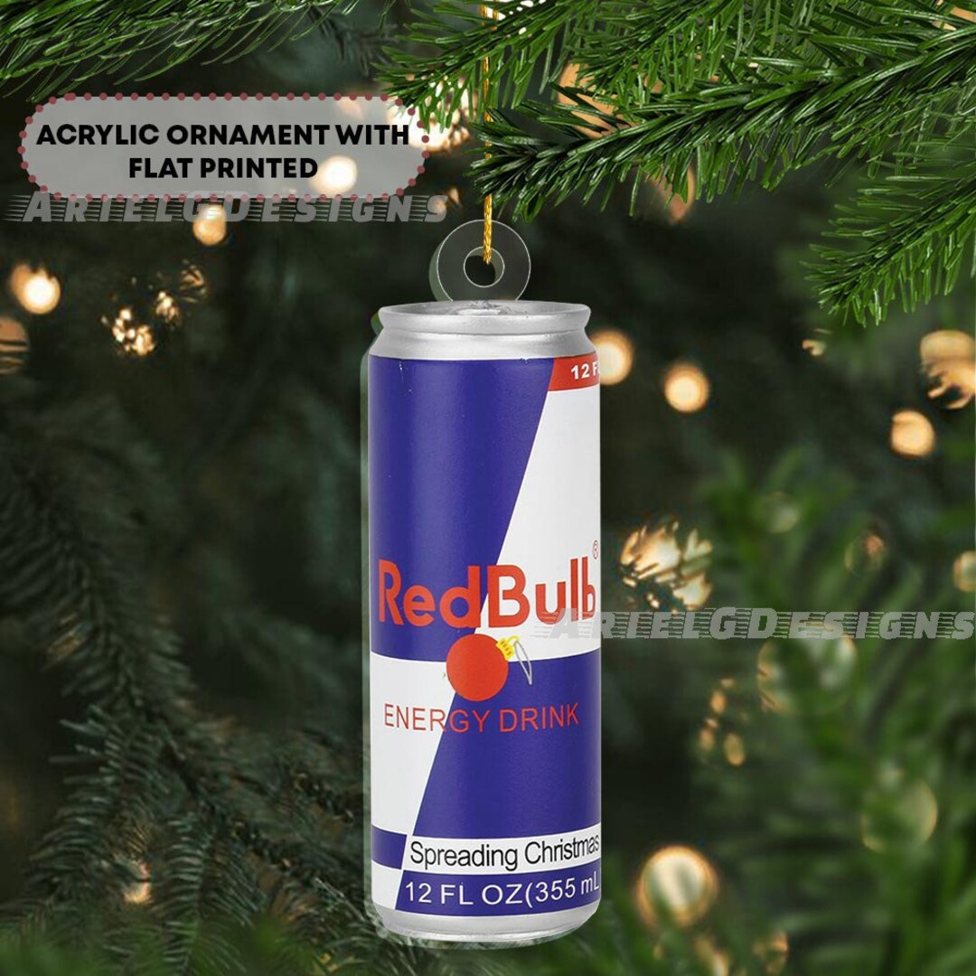 Red Bull Ornament Soft Drink Christmas Ornament Red Bull - Etsy UK