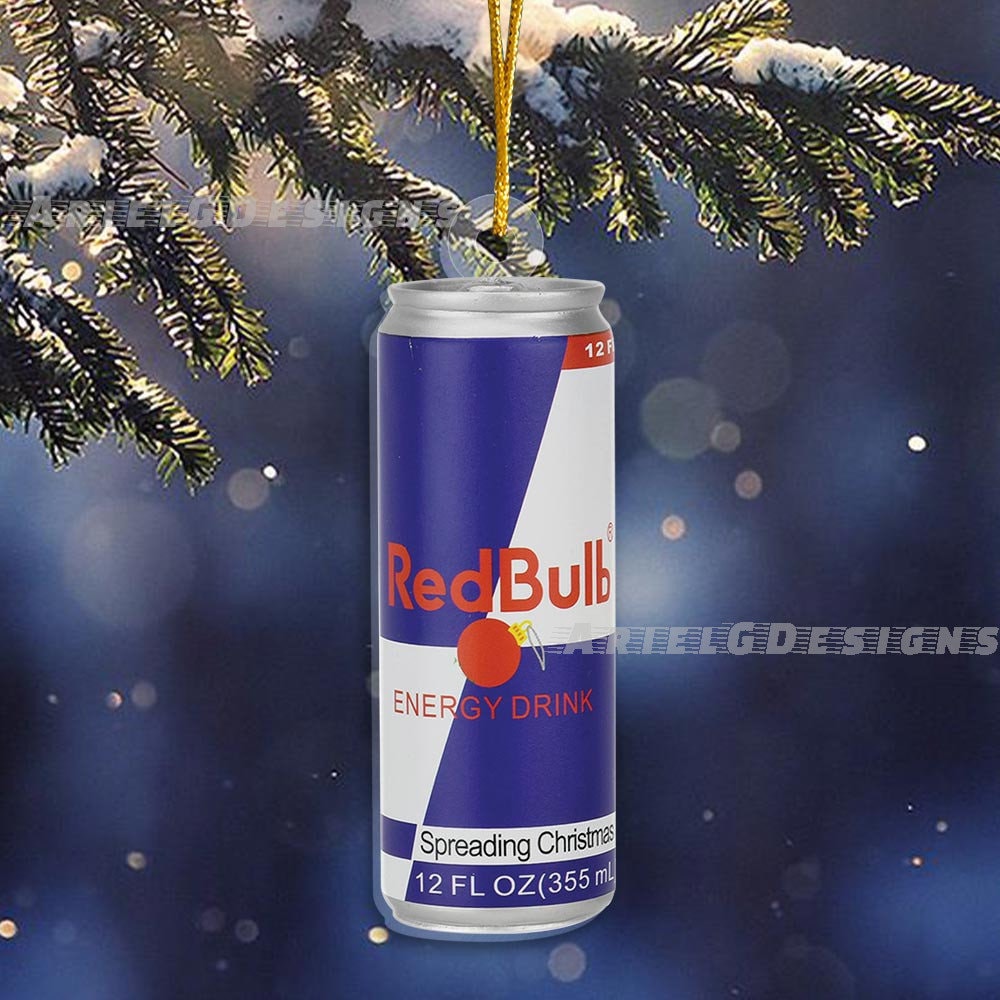 Red Bull Ornament Soft Drink Christmas Ornament Red Bull - Etsy UK