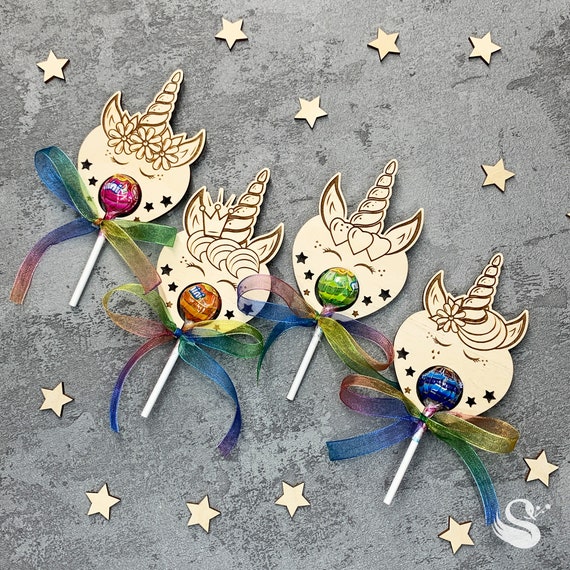 Unicorn Lollipop Holder Sweet Gifts Kids Treat Sweet Treats Gift for kids Party Favours Unicorn party