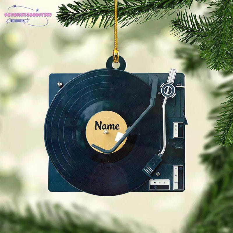 Vinyl Record Christmas Ornament - Etsy
