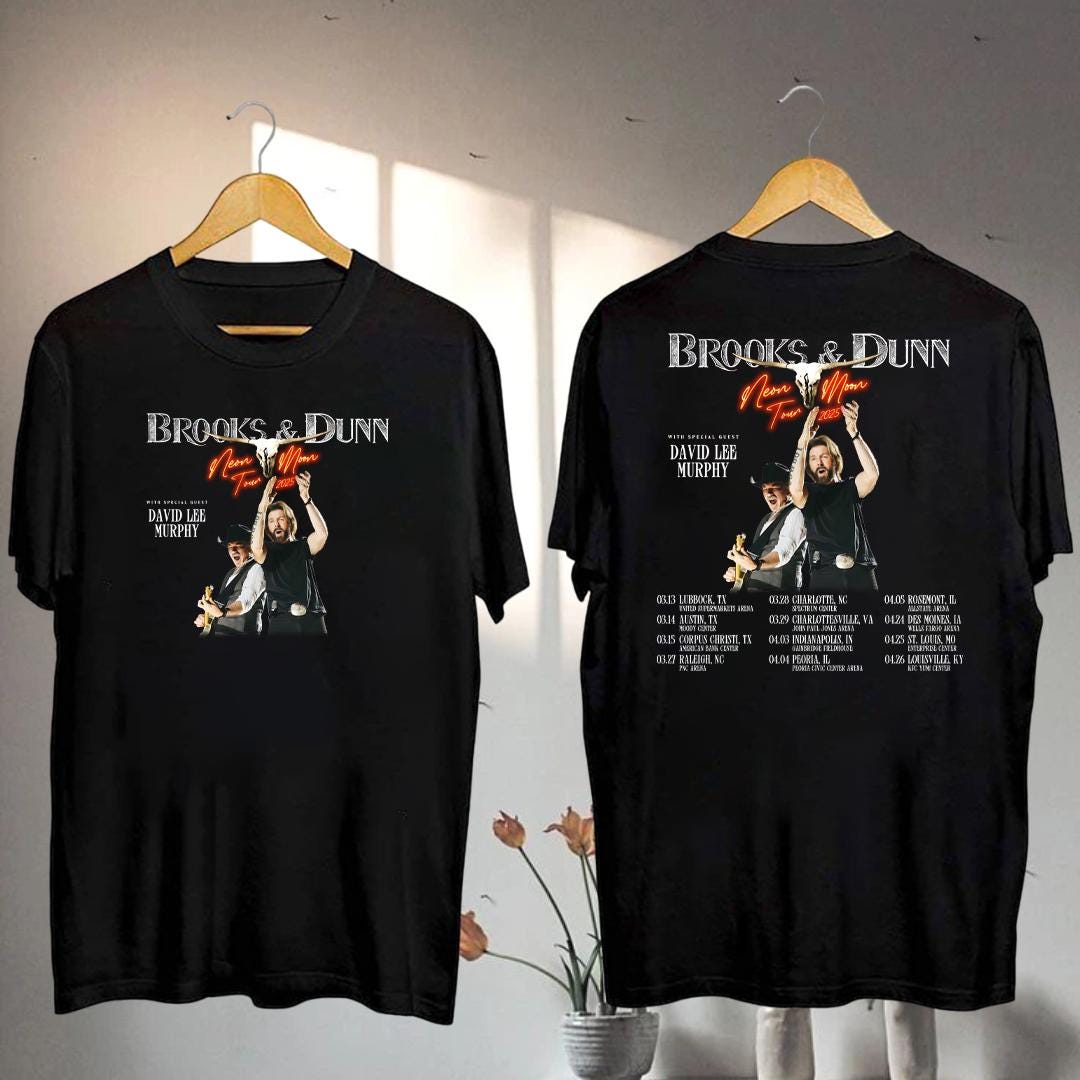 Brooks and Dunn Neon Moon Tour 2025 Shirt, Brooks & Dunn Merch, Brooks ...