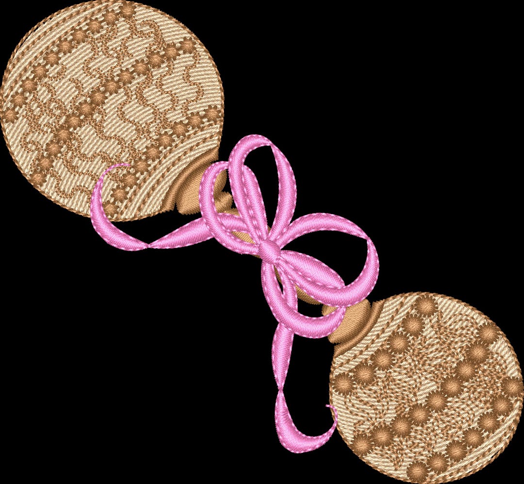 Baby Rattle Embroidery Design - Etsy