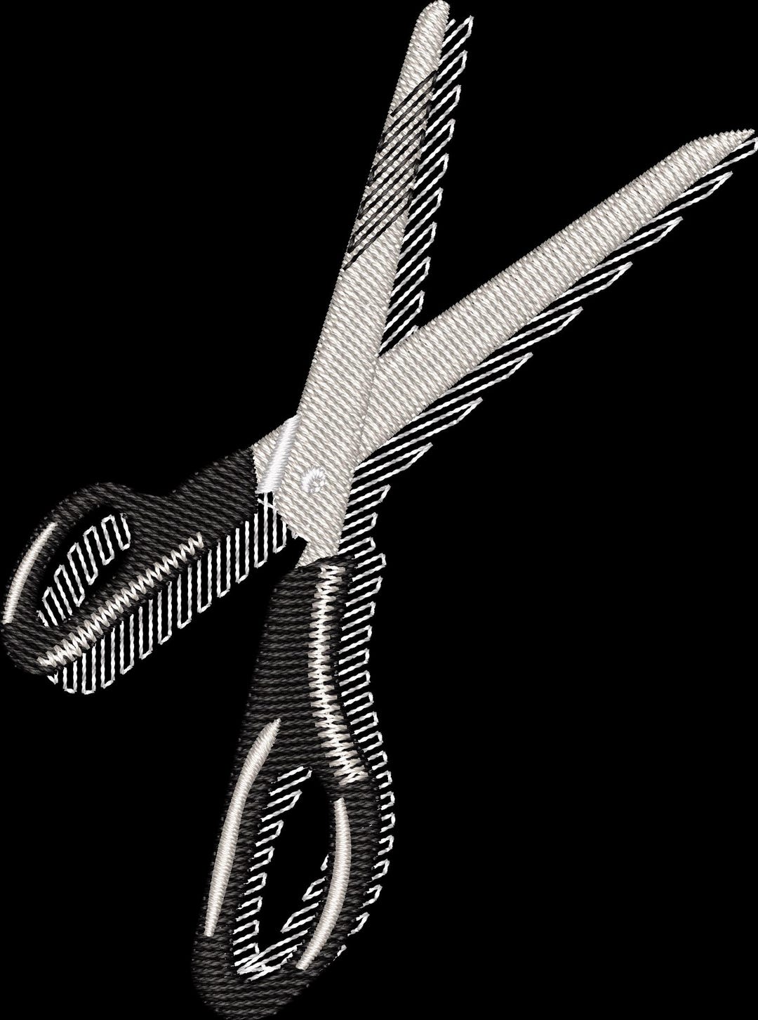 Scissors Embroidery Design - Etsy