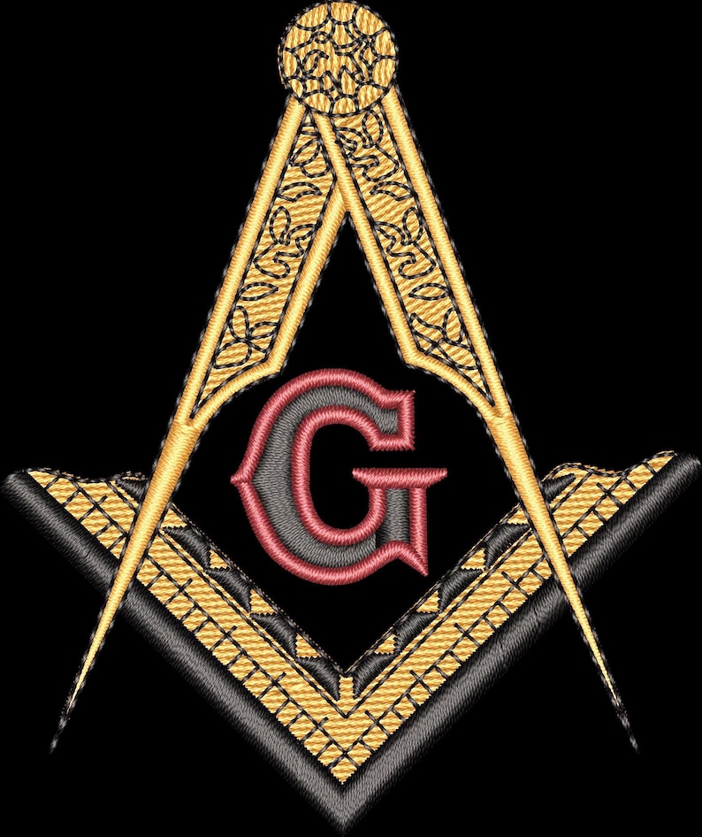 Masonic Logo Embroidery Design - Etsy