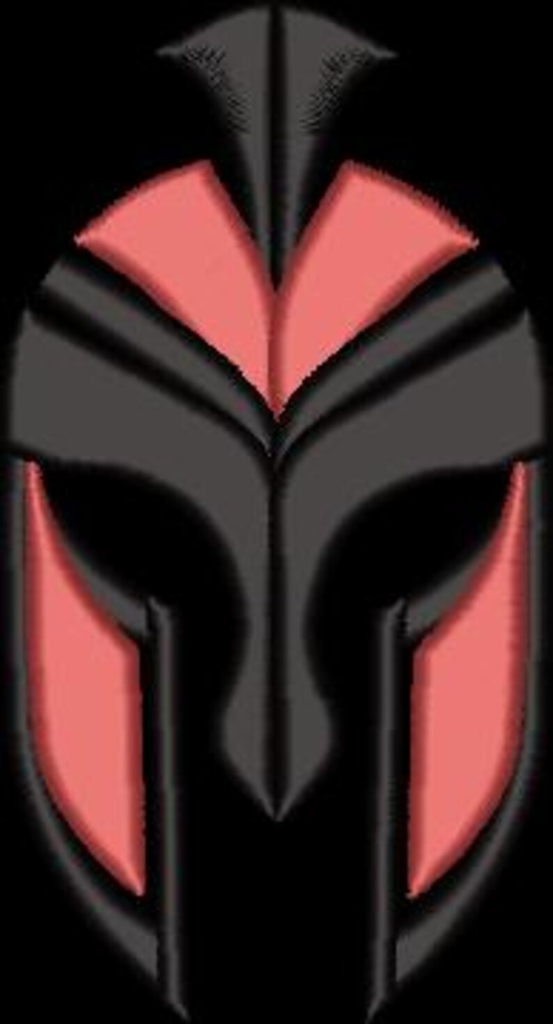 Spartan Helmet Embroidery Design - Etsy