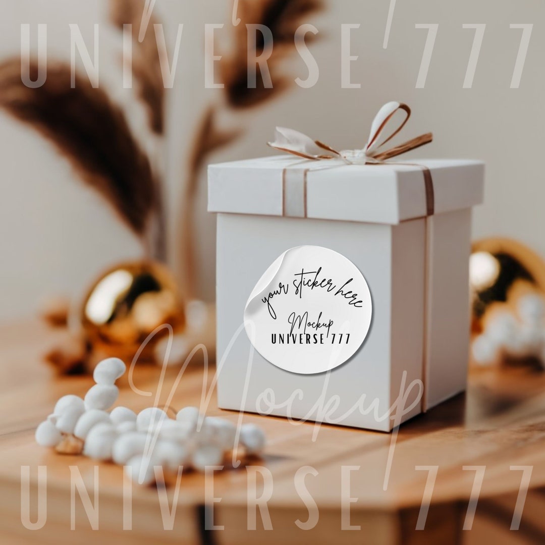 15 Boho Gift Box Mockup Bundle Gift Box Mockups for Your Stickers ...