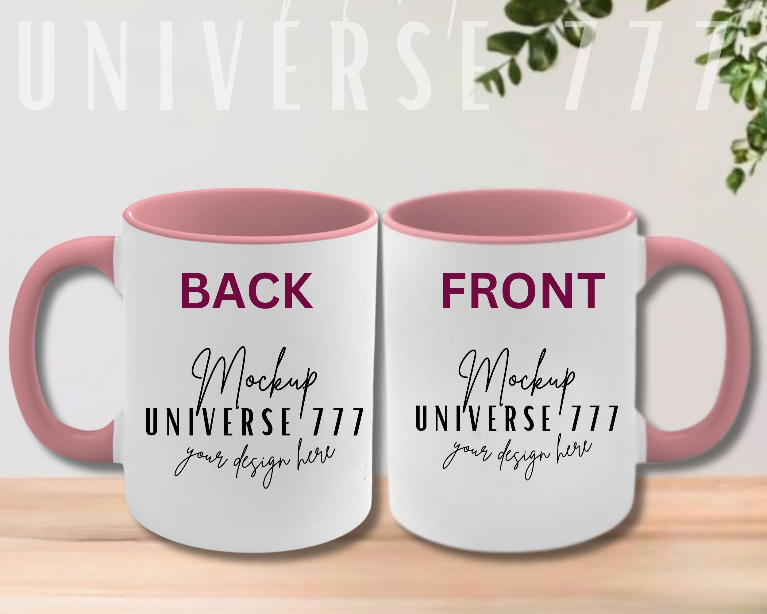 5 Accent Mug Mockup BUNDLE Two Tone Mug Mockup Bundle 11oz | BACK and ...