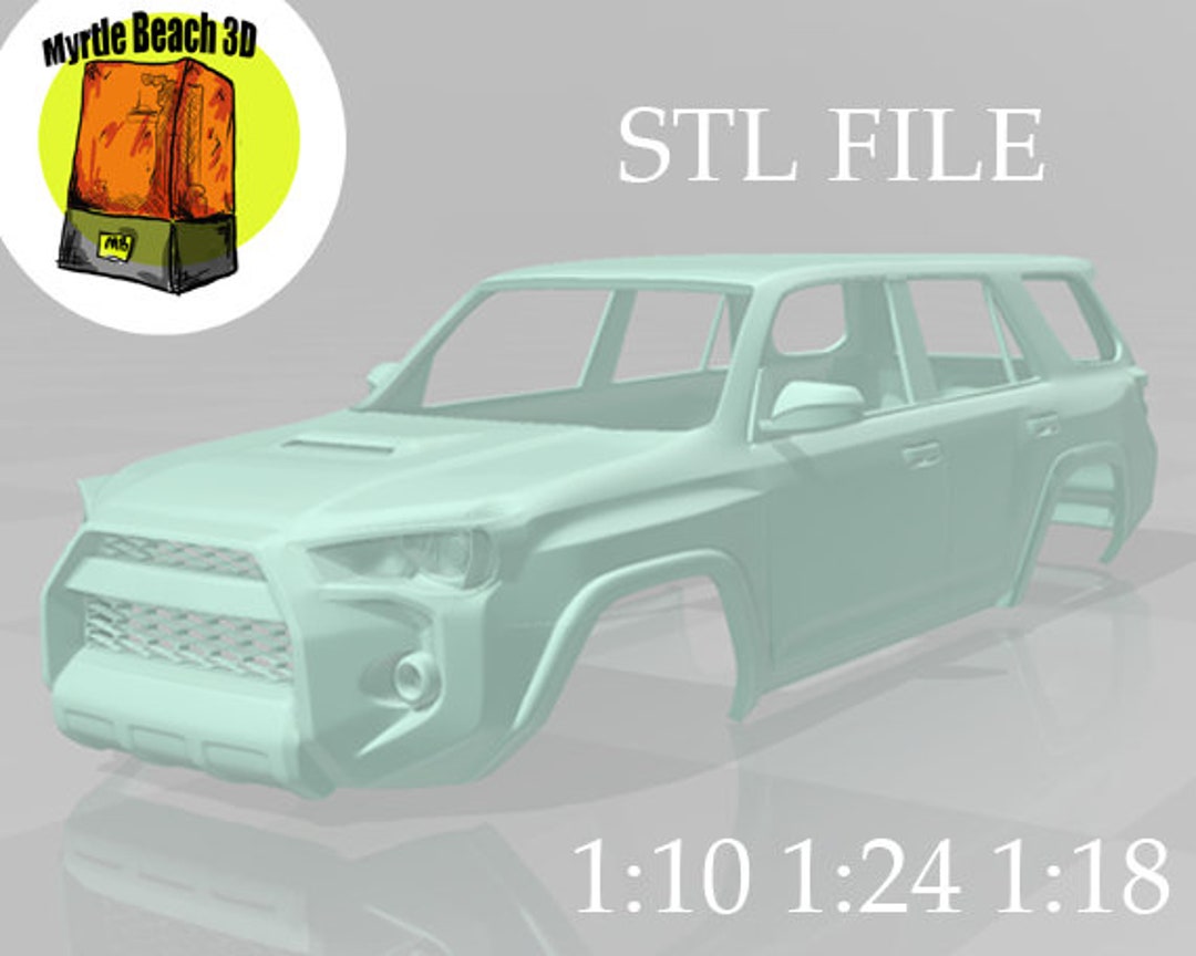 4runner Rc Body STL / Digital File / 1/10 1/18 1/24 - Etsy