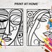 Abstract Art Coloring Pages for Relaxation (instant Download ...