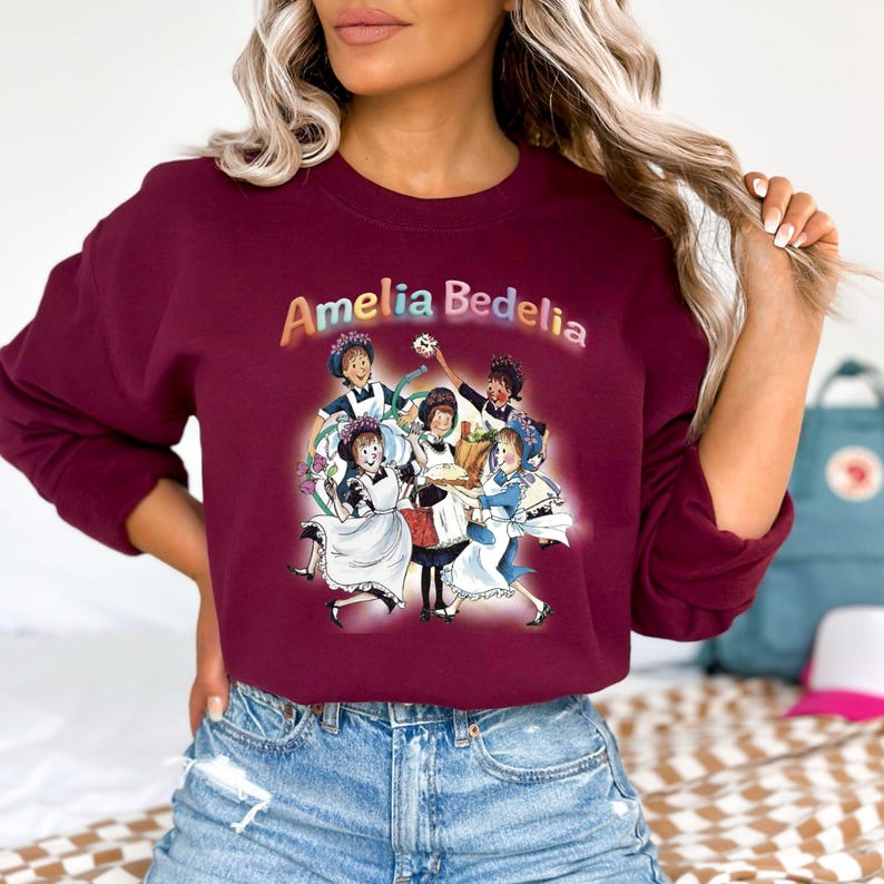 Amelia Bedelia Sweatshirt, 90s Kid Retro Crewneck Children's Book ...