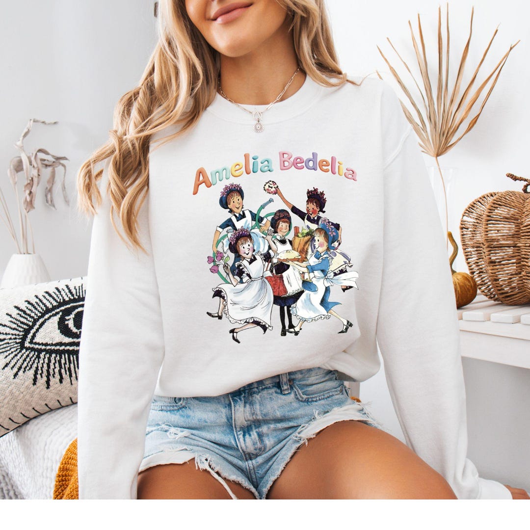 90s Kid Retro Crewneck Children's Book Sweater, Amelia Bedelia ...