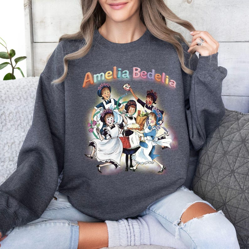 Amelia Bedelia Sweatshirt, 90s Kid Retro Crewneck Children's Book ...