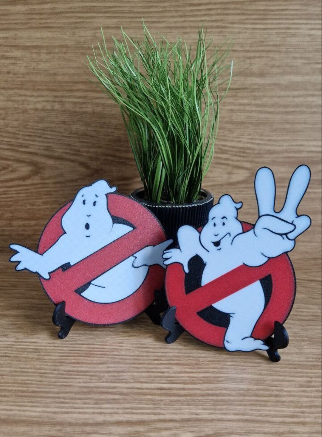 3D Printed GHOSTBUSTERS 1 and 2 Signs Door Wall Sign Logo Print Sign ...