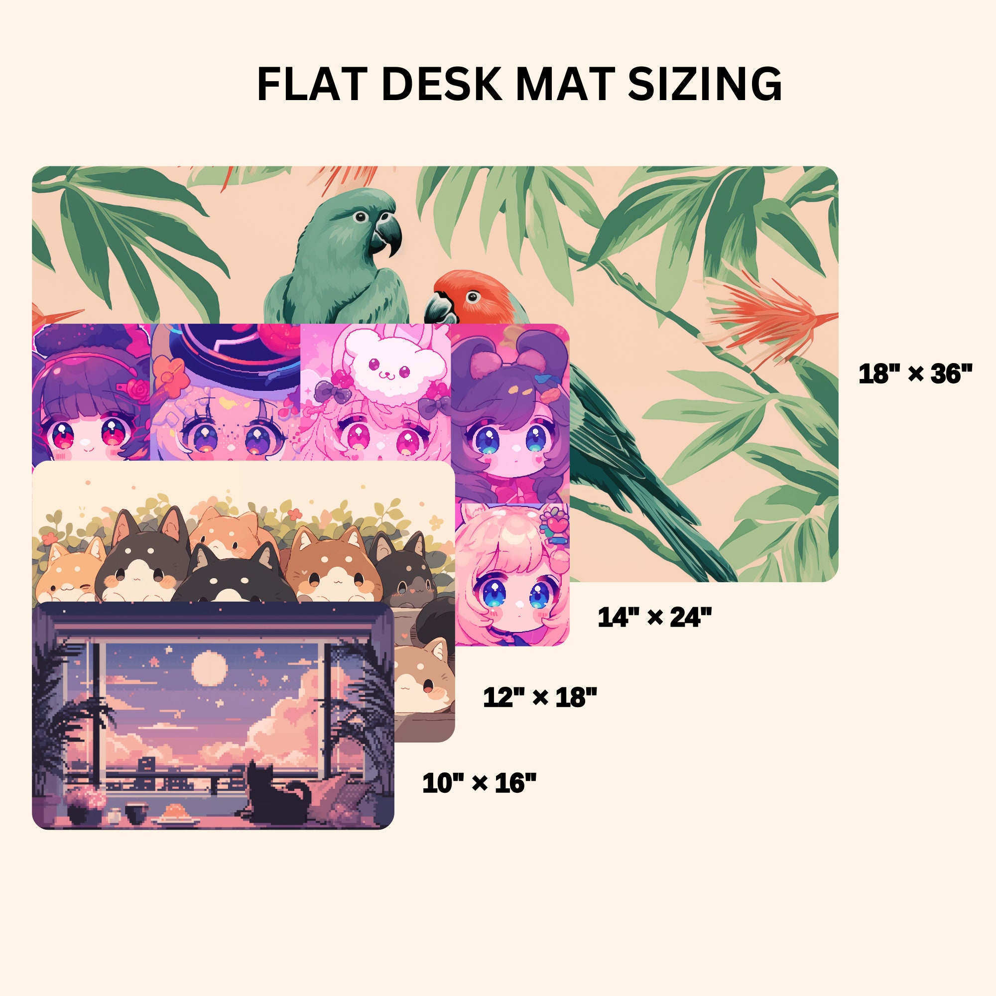 Sci-fi Pixel Art Gaming Desk Mat, Alien Landscape Mousepad, Premium Xxl ...