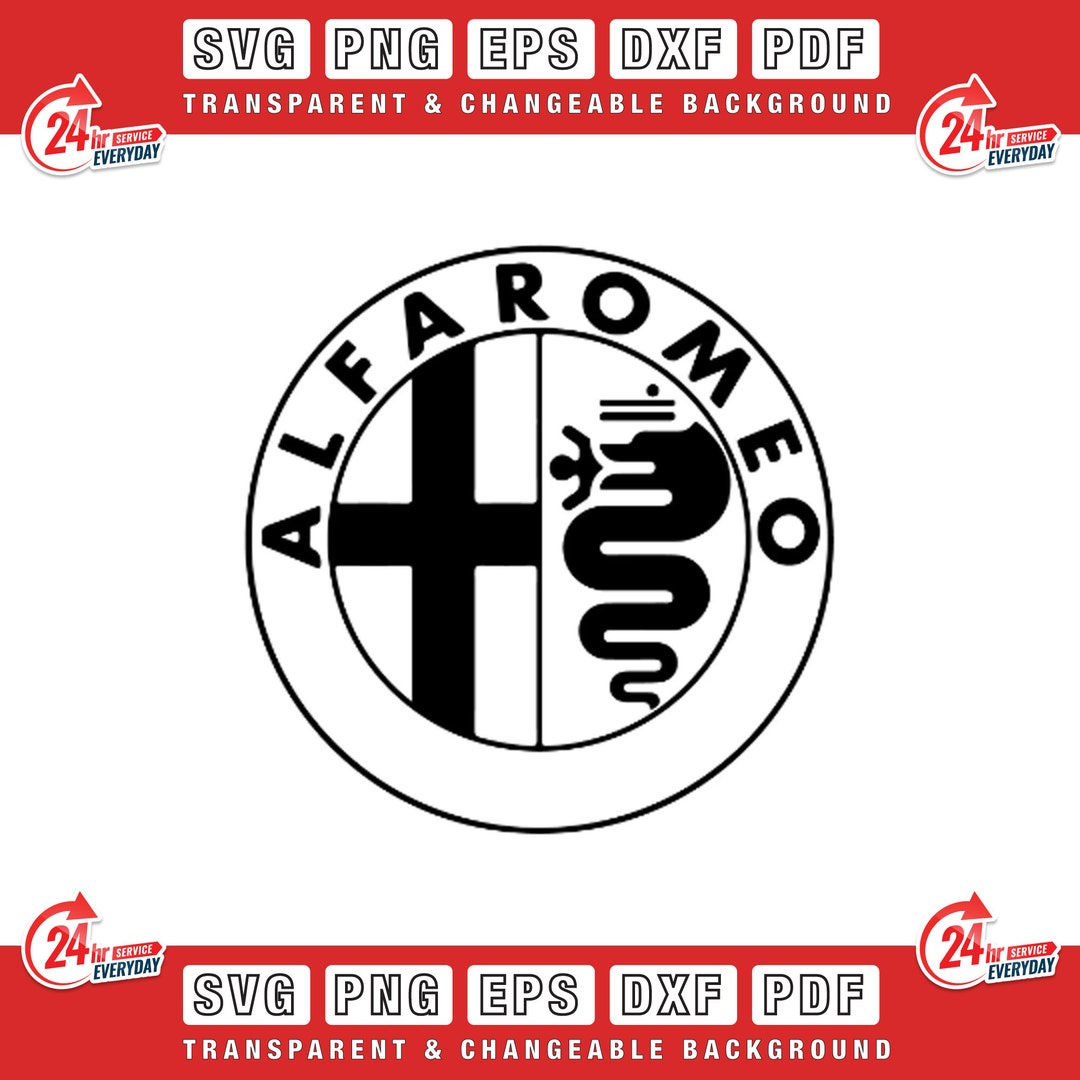 Alfa Romeo Car Logo Png Pdf Eps Dxf Svg Cricut Cut File - Etsy UK