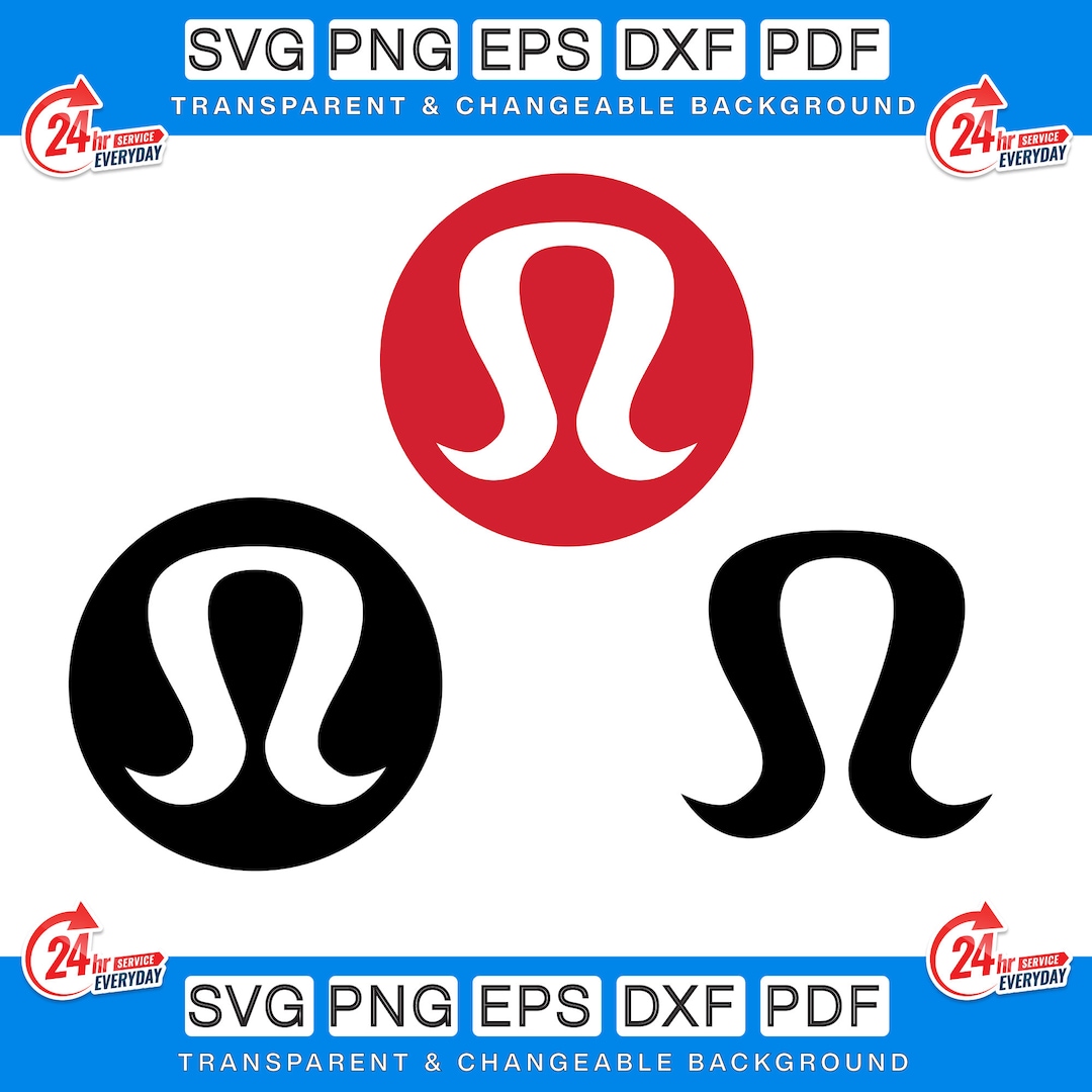 Lululemon Logo Png Pdf Eps Dxf Svg Cricut Cut File - Etsy