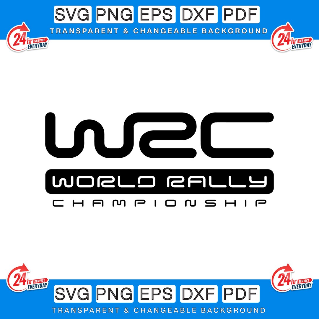 WRC Logo Png Pdf Eps Dxf Svg Cricut Cut File Svg - Etsy