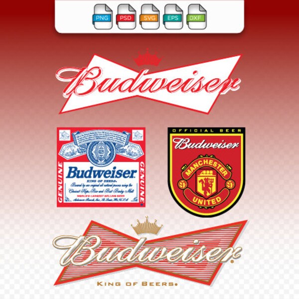 Budweiser Cricut Svg - Etsy