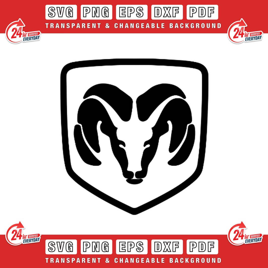 Dodge Logo 2 Car Logo Png Pdf Eps Dxf Svg Cricut Cut - Etsy