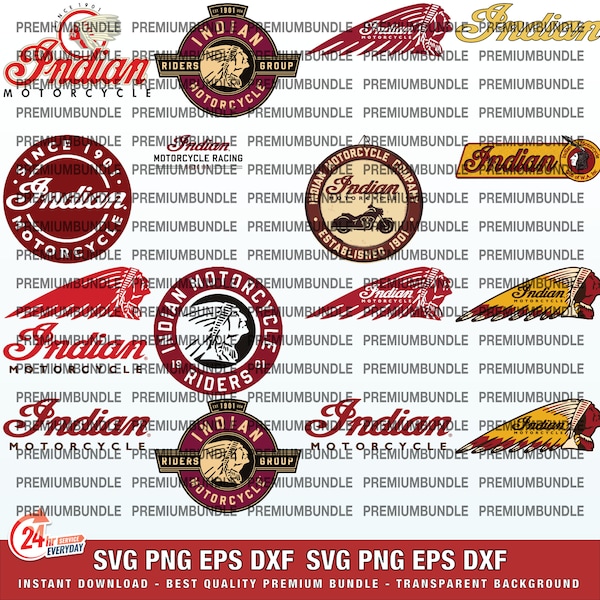 Indian Motorcycle Svg - Etsy
