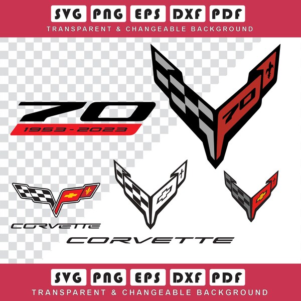 Corvette Svg Files - Etsy