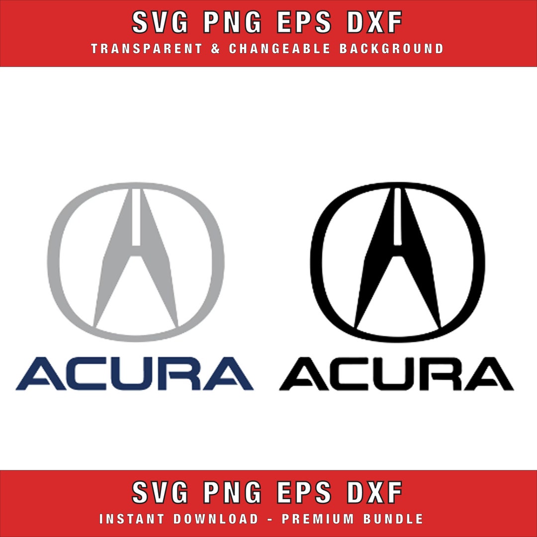 Acura Car Logo Png Pdf Eps Dxf Svg Cricut cut file - Etsy Portugal