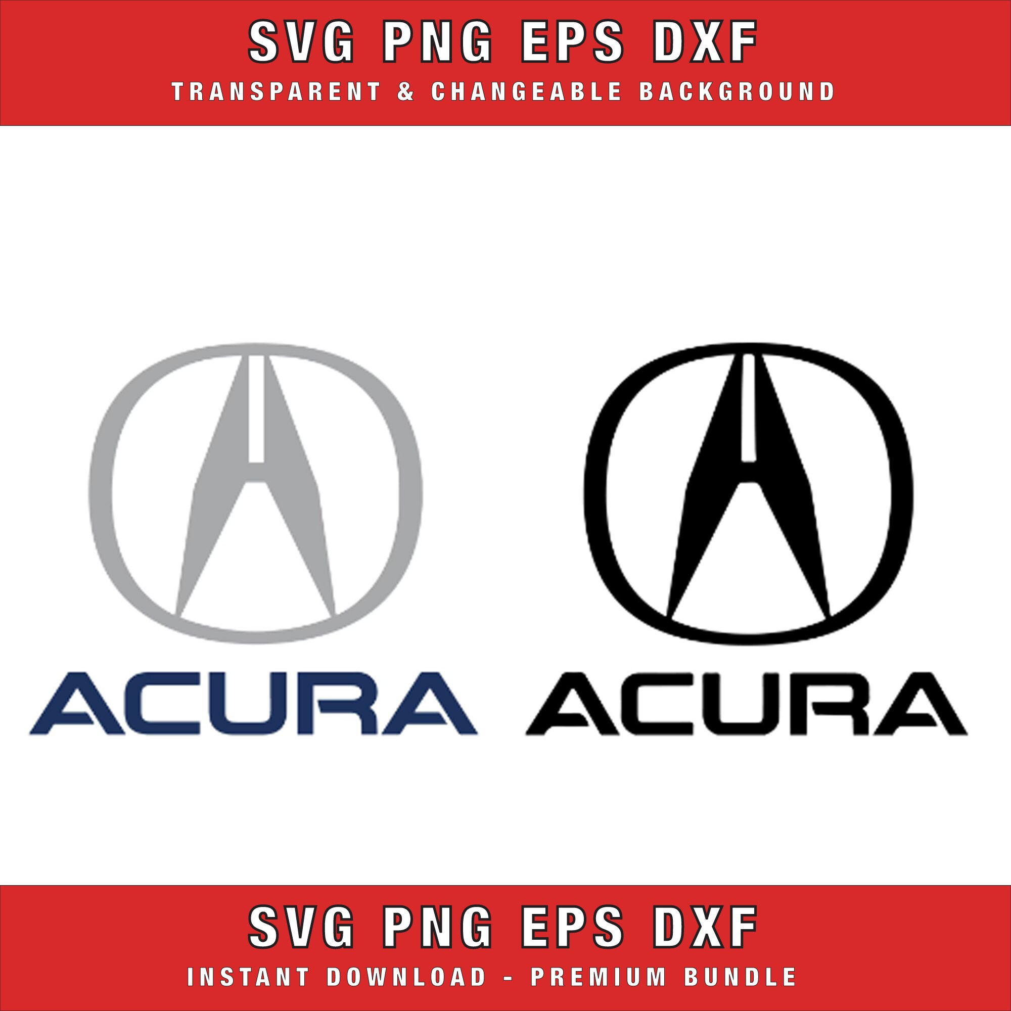 Acura Car Logo Png Pdf Eps Dxf Svg Cricut cut file - Etsy Portugal