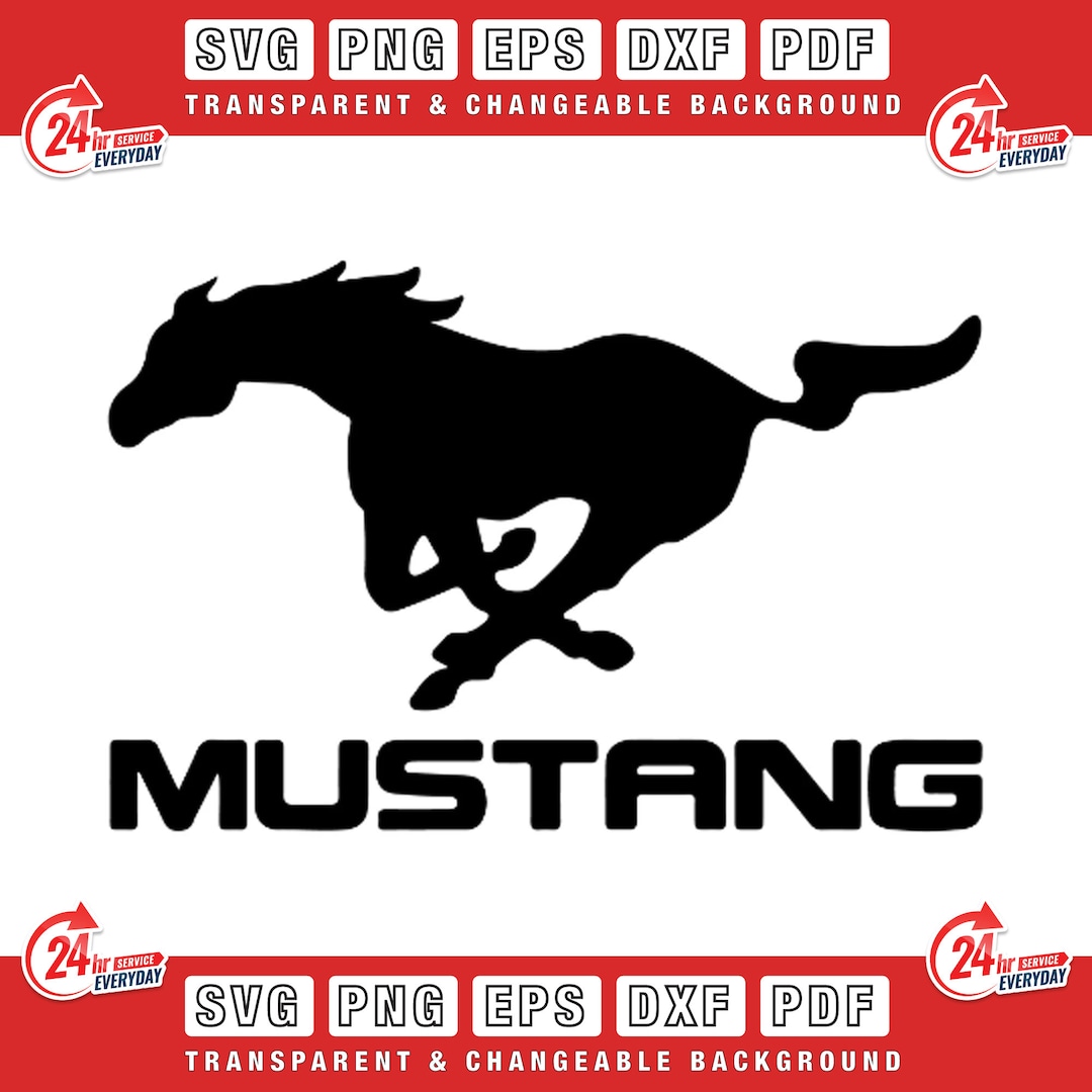 Mustang Logo Car Logo Png Pdf Eps Dxf Svg Cricut - Etsy Nederland