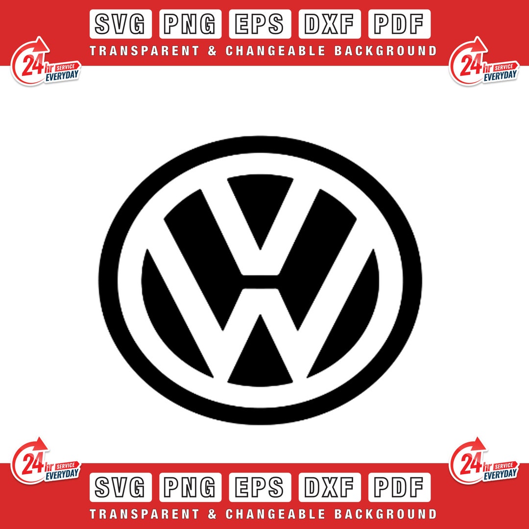 Volkswagen-vw Logo Car Logo Png Pdf Eps Dxf Svg Cricut - Etsy