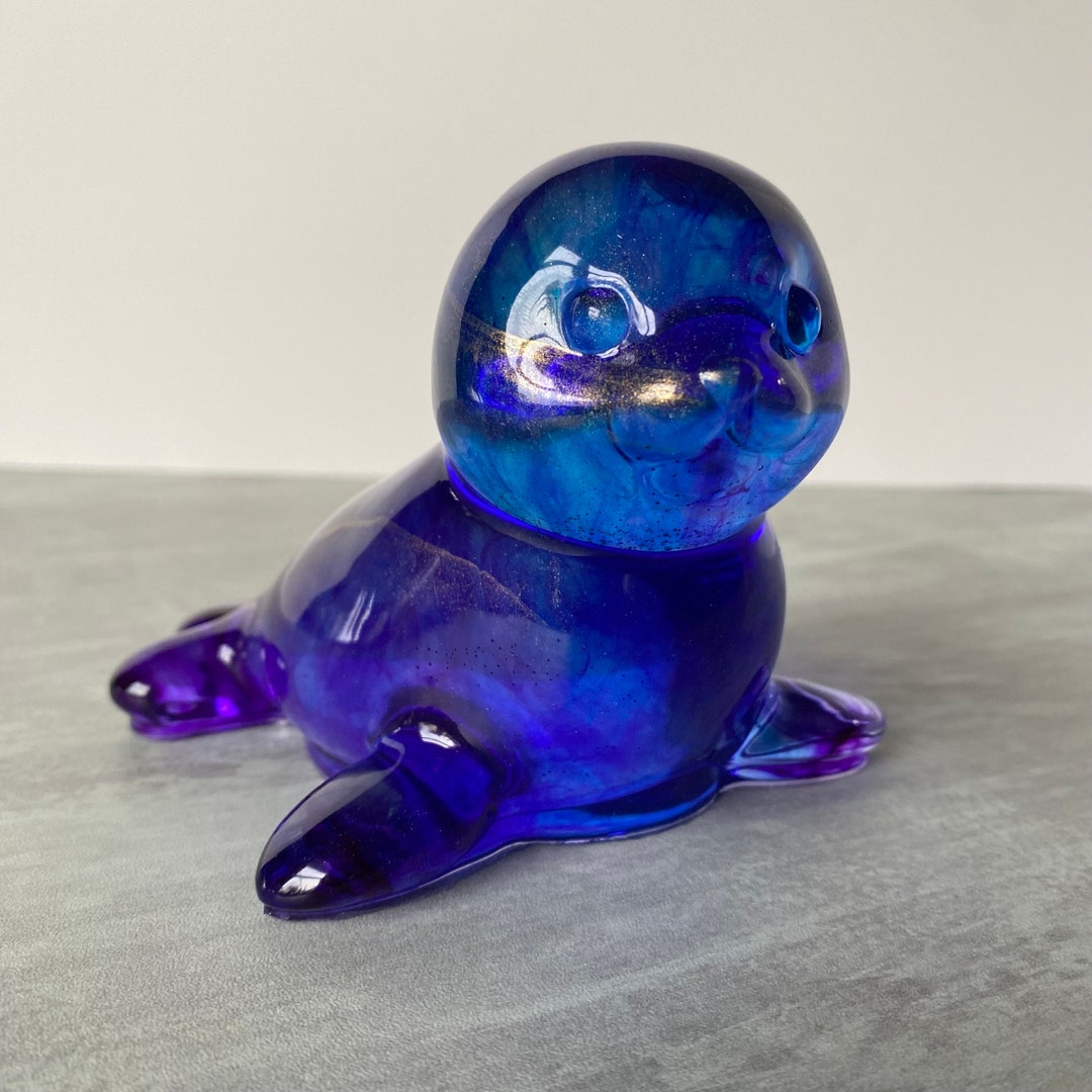 Epoxy Resin Seal Figurine - Etsy